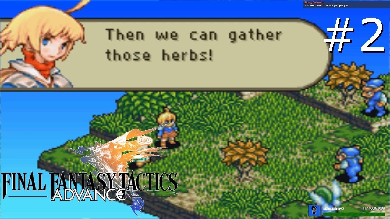 Final Fantasy Tactics Advance [2] Starting out slow - YouTube
