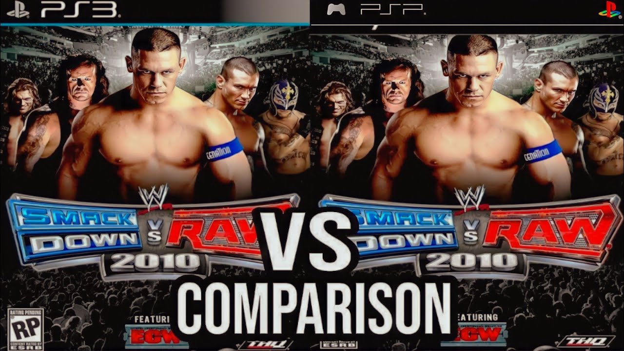 Smackdown vs Raw 2010 PS3 Vs PSP - YouTube