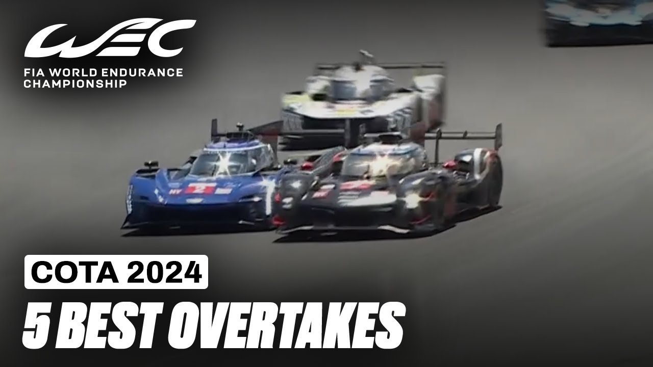5 Best Overtakes From COTA I 2024 6 Hours of COTA I FIA WEC - YouTube