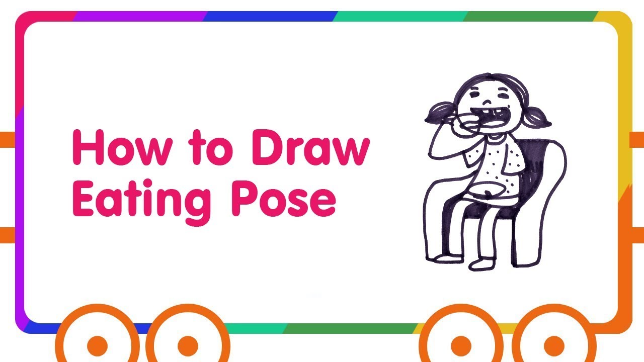 Cartoon Drawing - How to Show Eating Motion - YouTube