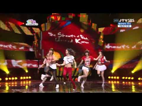 [HD] After School & f(x) - Girlfriend (Special Stage) June 13, 2010