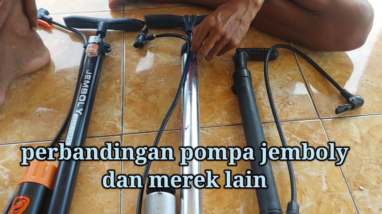 perbandingan pompa ban motor jemboly magnolia dan pompa yang lain - YouTube