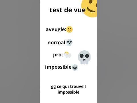 test de vue - YouTube