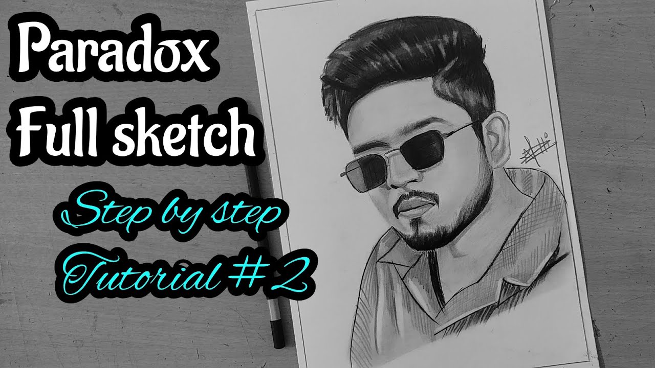 How To Draw Paradox full Sketch (tutorial step by step) #paradox # ...