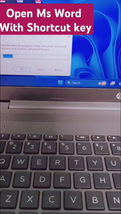How To Open Ms Word With Shortcuts Key 🔐 | #msword #computer #shortcutkeys #education #shorts ...