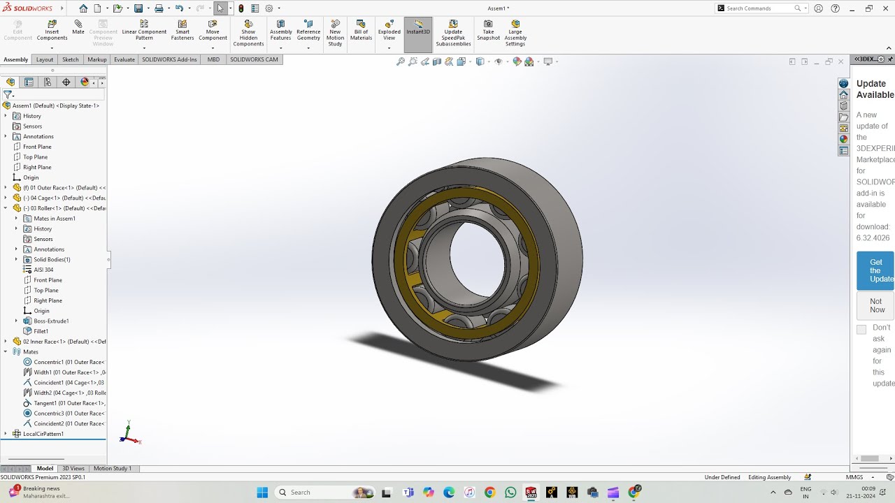 Roller Bearing Assembly - YouTube