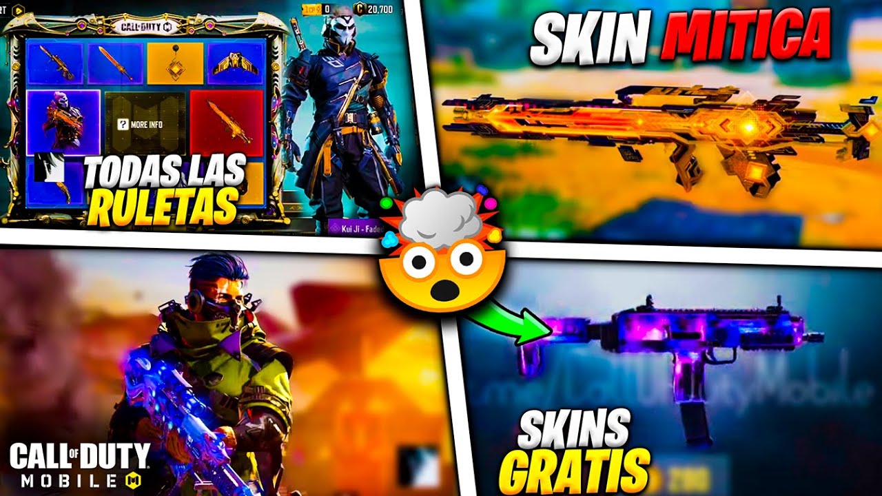 TODAS las RULETAS, SKINS GRATIS, NUEVO CAMUFLAJE, FFAR1 MITICA ...