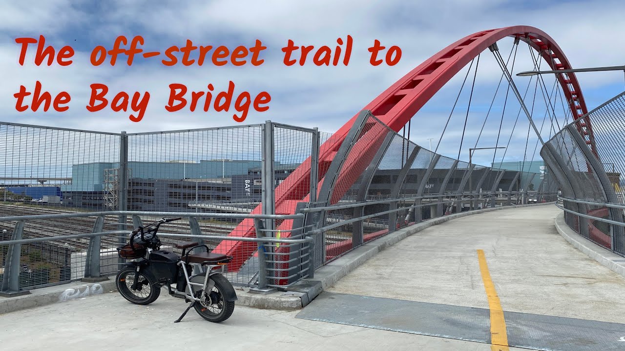 Bay Bridge Trail tour (Emeryville to Bay Bridge) - YouTube