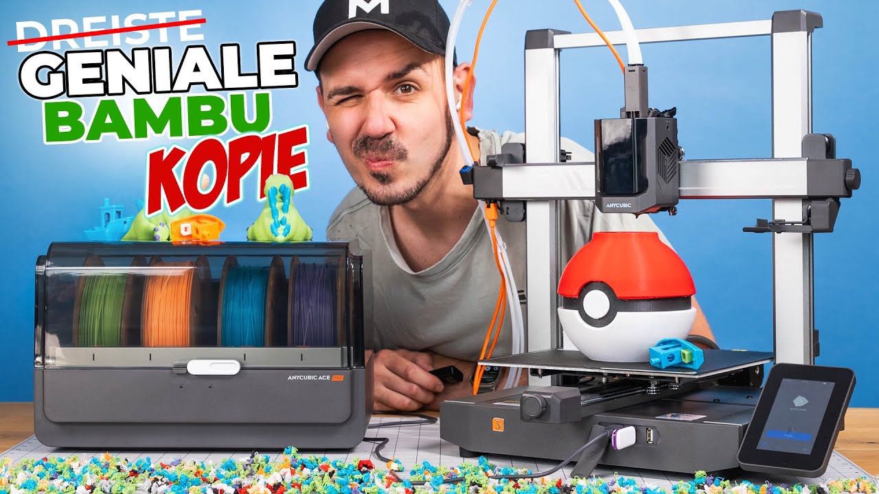 ANYCUBIC Kobra 3 COMBO | Multicolor 3D Drucker mit Klipper! (XXL Test ...