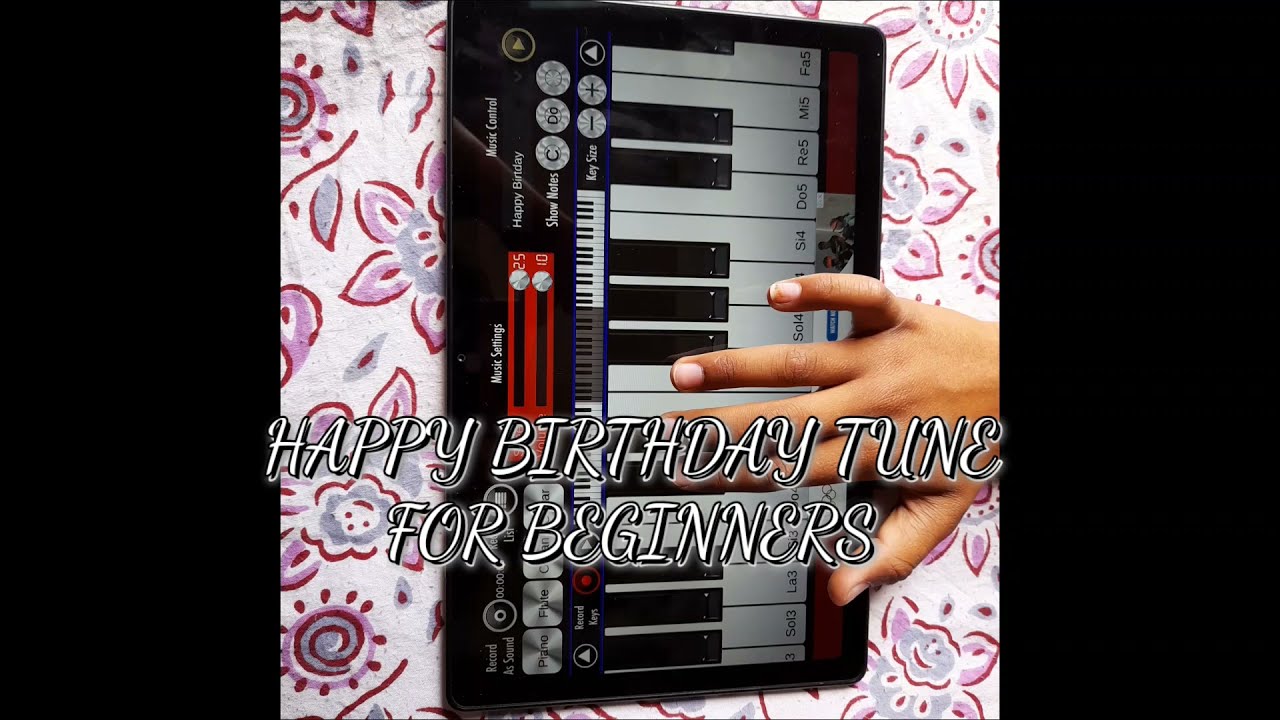 Happy Birthday 🎂 Tune for beginners. - YouTube