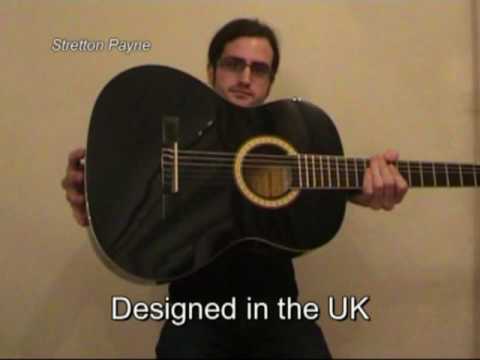 Stretton Payne 3/4 Size Classical Guitar Black - YouTube