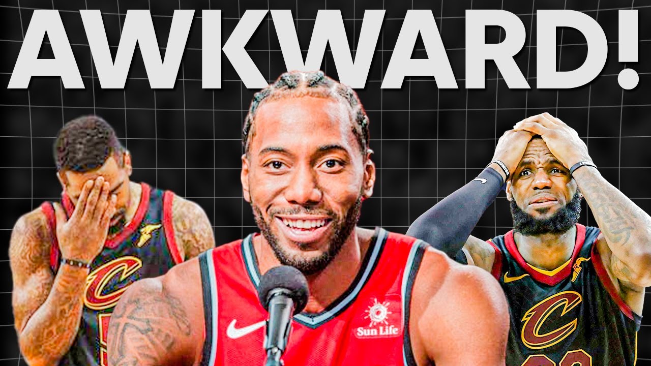 10 Most AWKWARD Moments In NBA History - YouTube