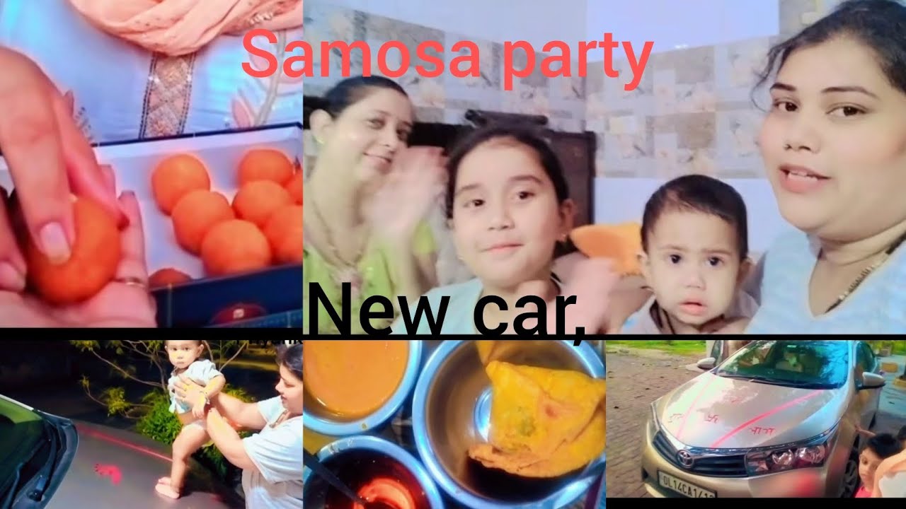 New car ki sawari.... samosa party.. - YouTube