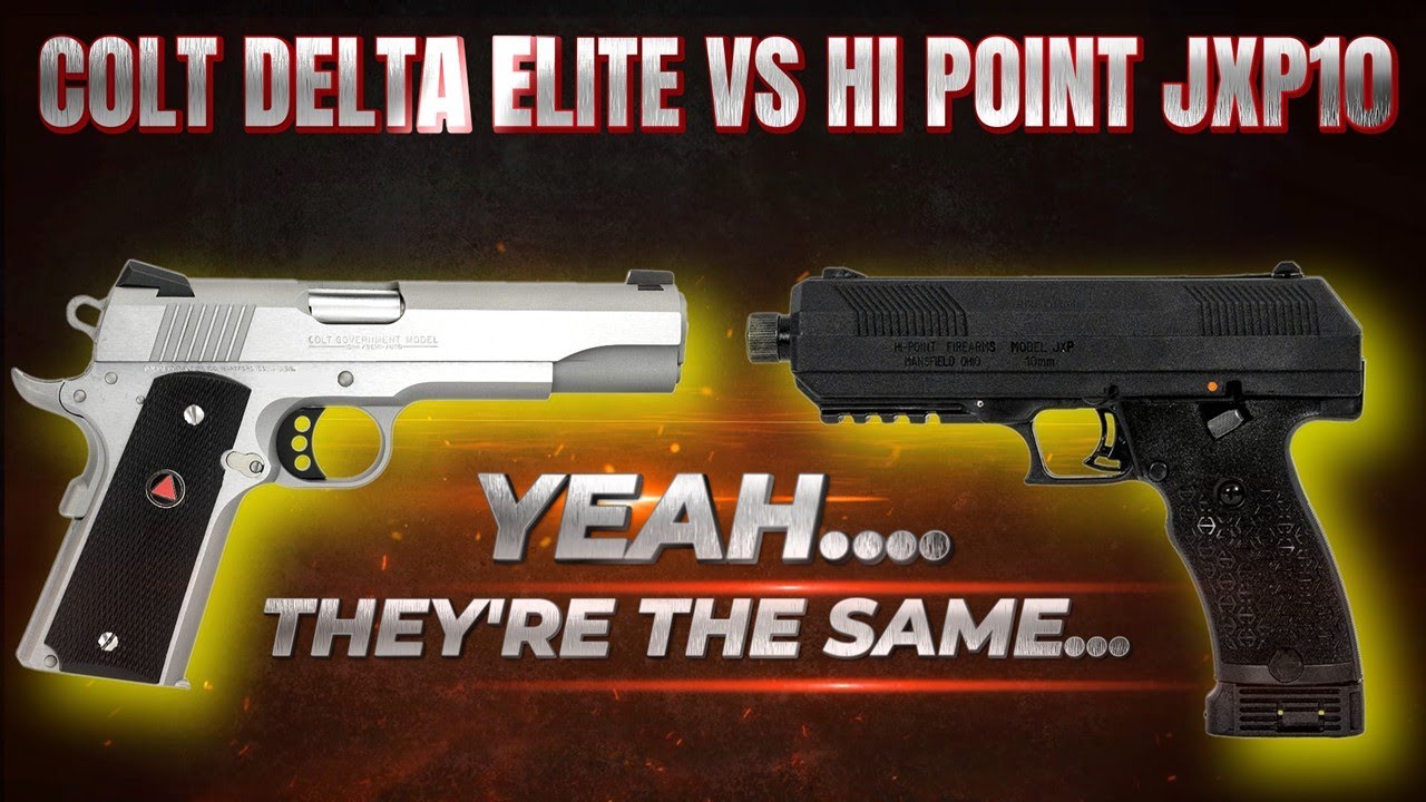 HI POINT JXP10 VS COLT DELTA ELITE - YouTube