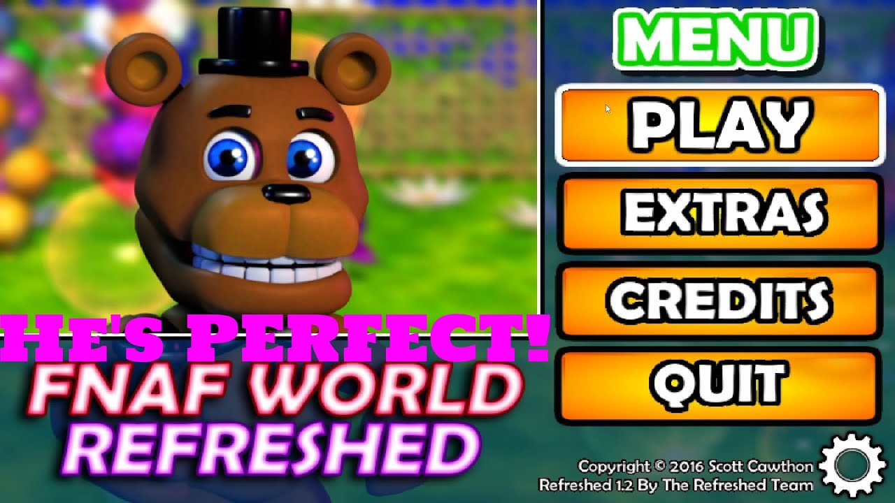 Unc Plays FNaF World : Refreshed - YouTube