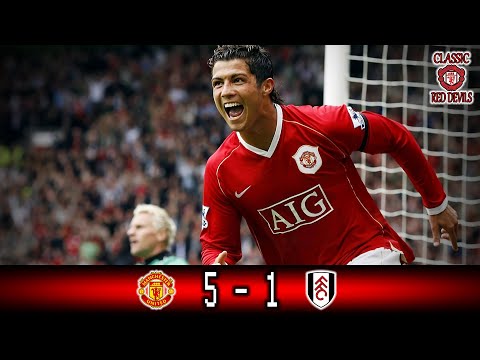 Manchester United vs Fulham | Premier League 2006/07 | Classic Match Manchester United