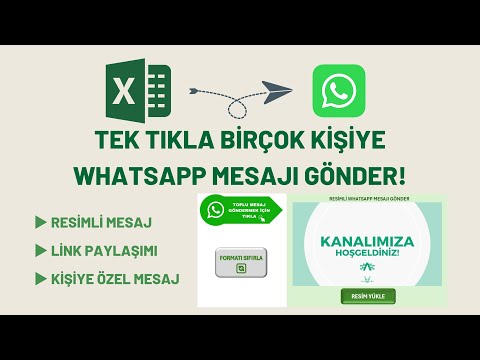 Excel’de Birçok Kişiye Resimli WhatsApp Mesajı Gönderme | Tek Tıkla Yüzlerce Mesaj Gönderimi Sağla!