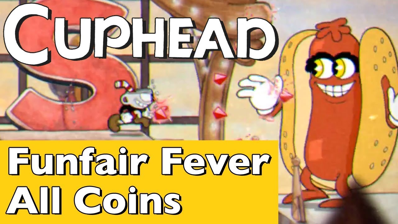 Cuphead - Funfair Fever All 5 Coin Locations Walkthrough - Inkwell Isle ...