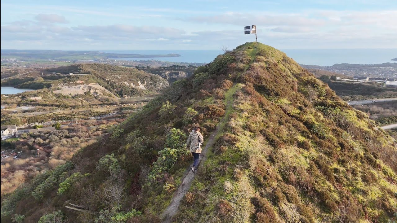 Drone walk journey up The Great Treverbyn Tip #cornwall #drone #history ...