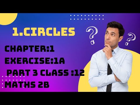 circle chapter:1. exercise:1A - YouTube