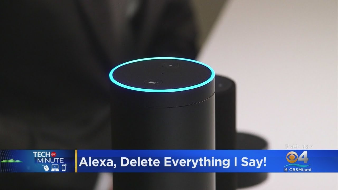 Amazon's Alexa Can Now Delete Voice Recordings - YouTube