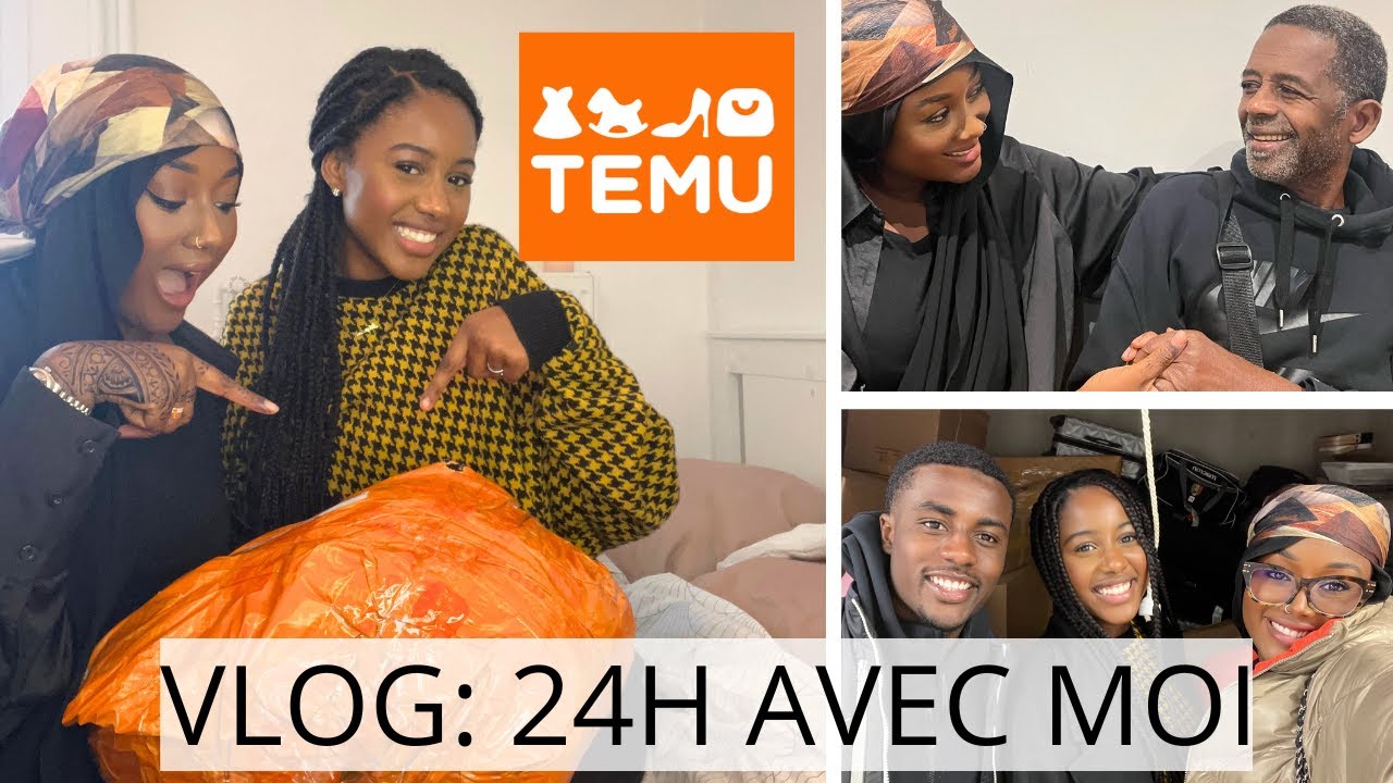 VLOG: 24H WITH ME AND MY FAMILY ( UNBOXING TEMU, BRUNCH , CINEMA ...
