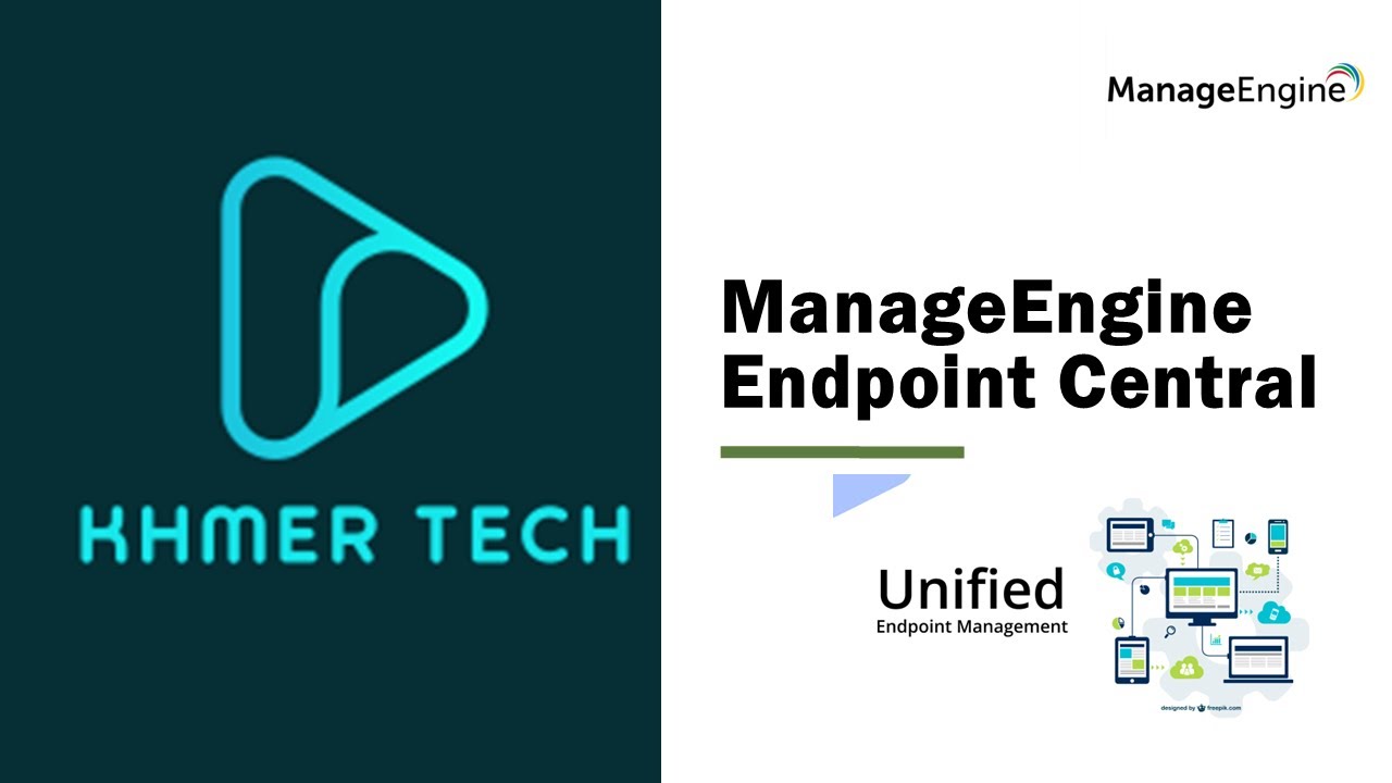 Khmer Tech | ManageEngine Endpoint Central | Demo Dashboard - YouTube