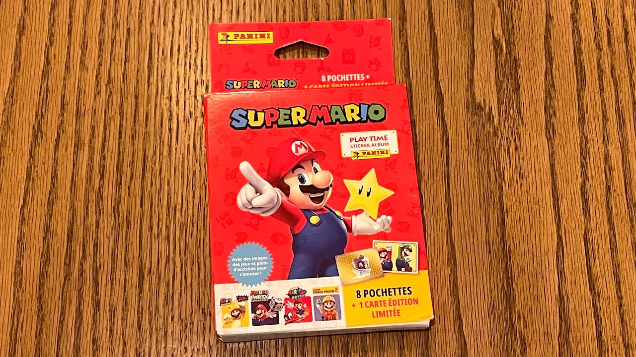 Panini Super Mario Play Time Sticker Collection - Opening More Packs ...