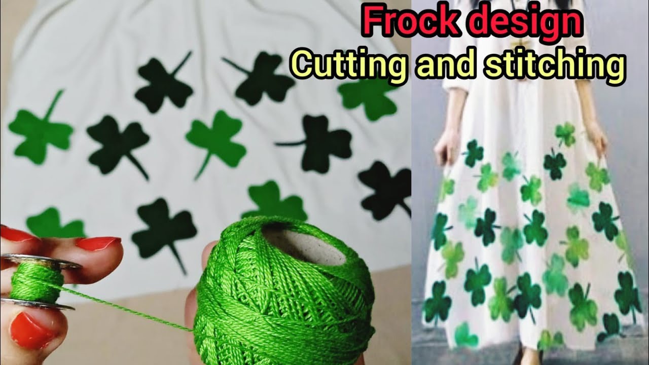 How to sew Summer Frock Design Cutting And Stitching/Frock Design For ...
