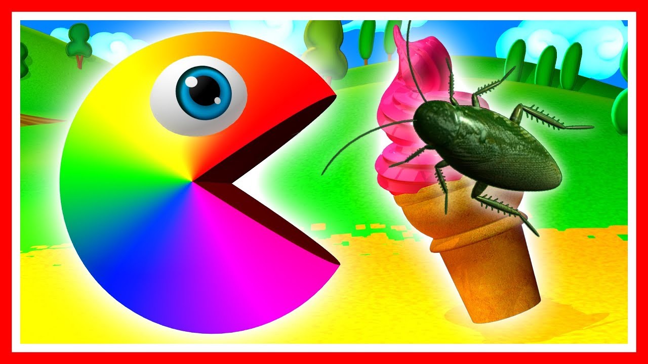 Join Pacman on the farm as he eats ice cream, slides down a magic slide ...