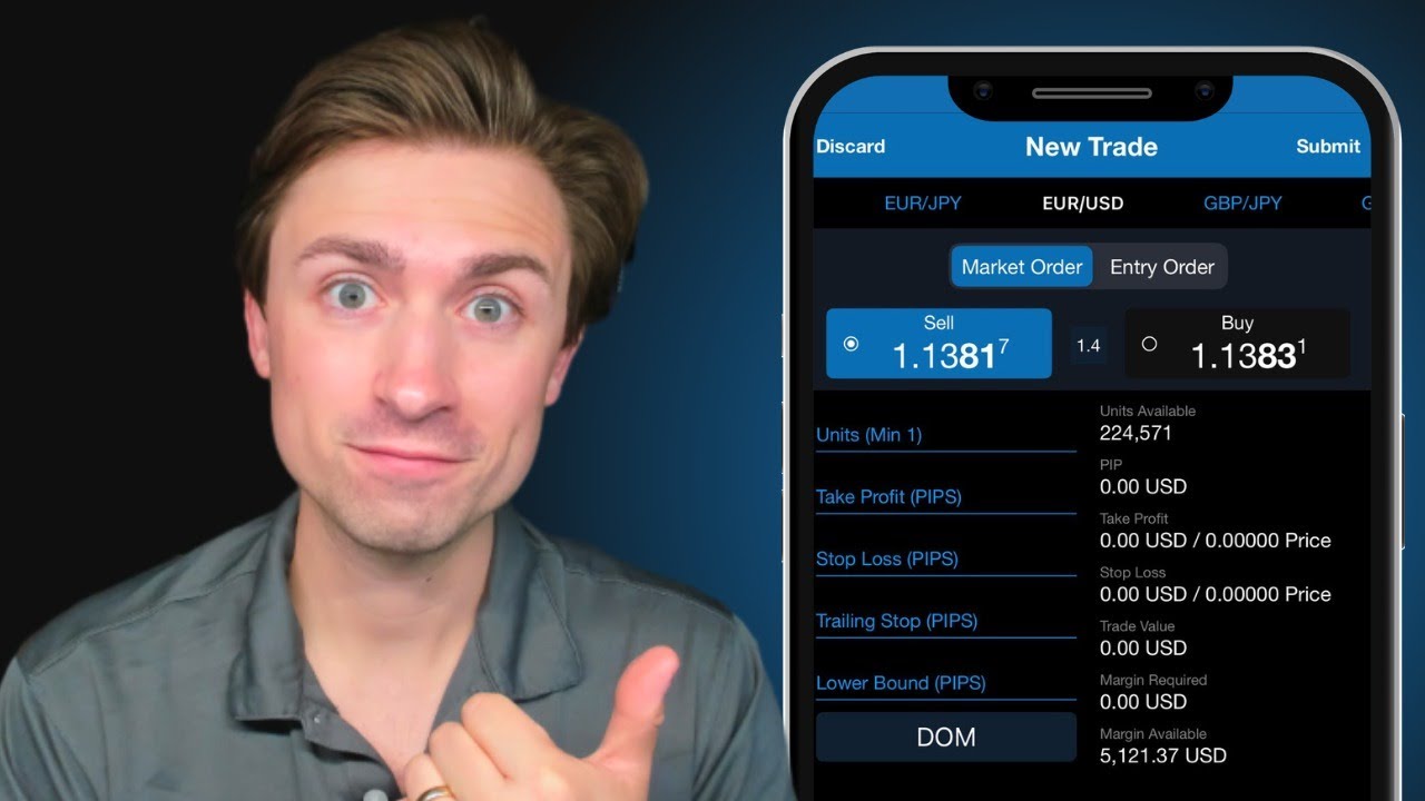 OANDA's mobile app explained: Lot size calculators, trailing stops and setting alerts - YouTube