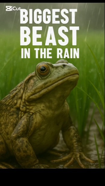"Biggest Beast in the Rain"🐸🐸🌾🦀🐠 AI-Generate#NaturalFauna # ...