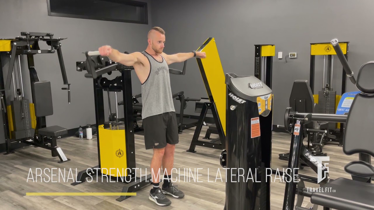 Arsenal Strength Machine Lateral Raise TFCo. - YouTube