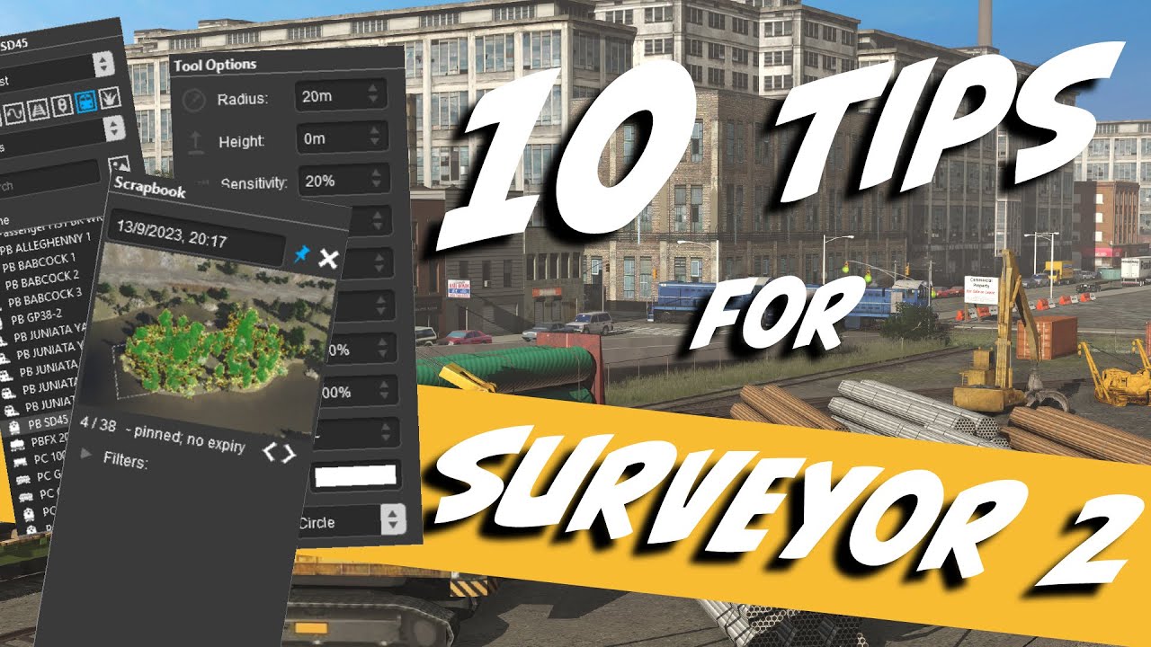 Trainz: Ten Tips for Surveyor 2 - YouTube