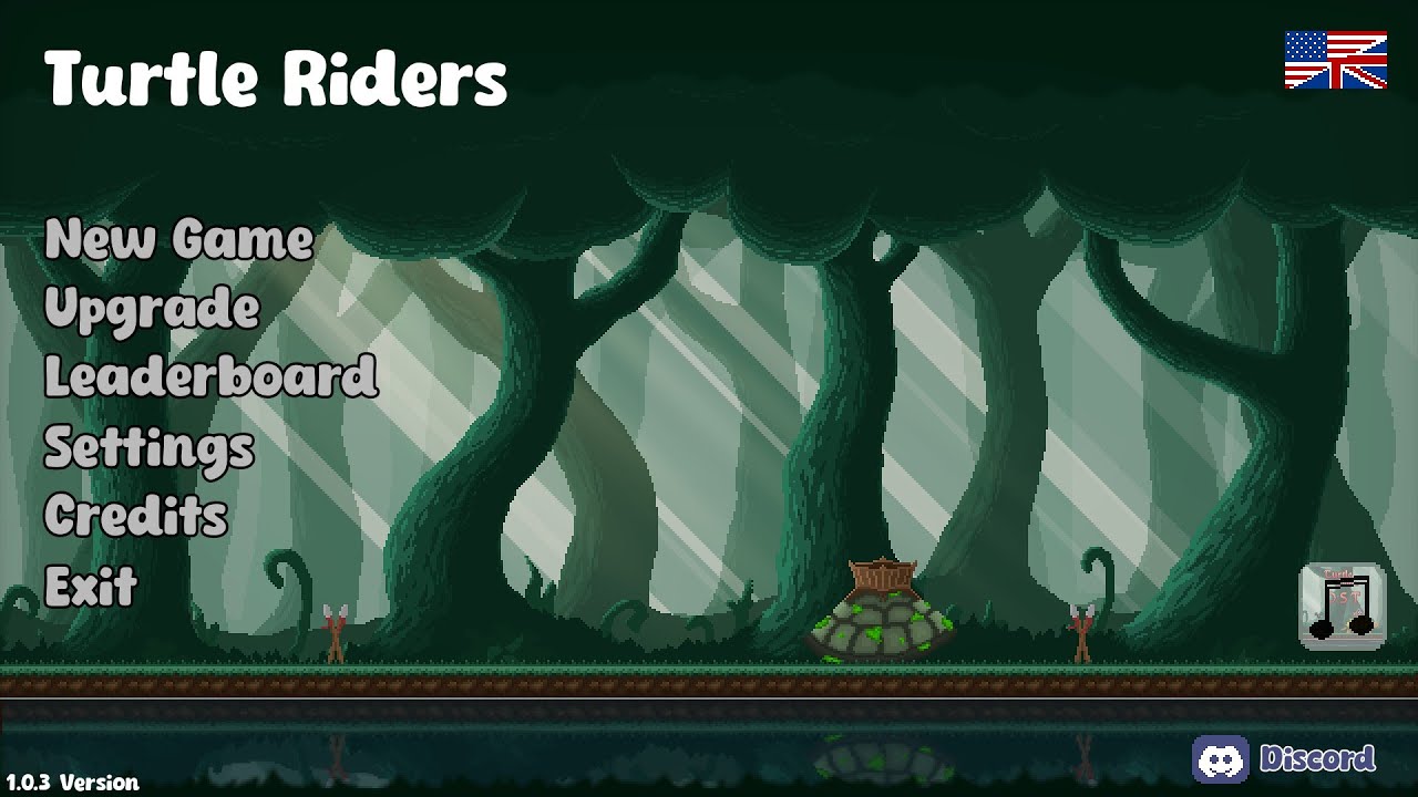 A cute little wave survival game where you rife on a turtle | Turtle ...