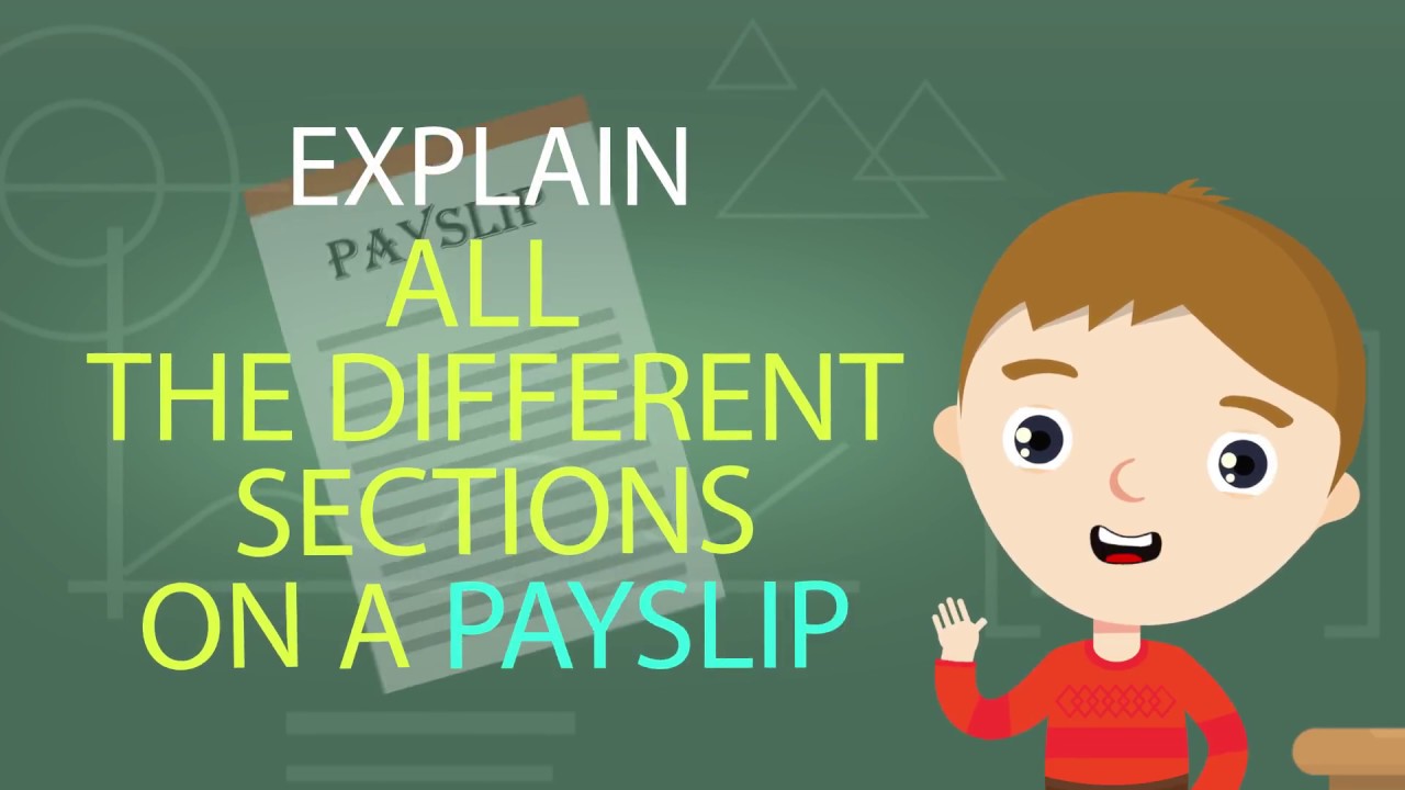 Financial Literacy for Kids - What is a Payslip? | Financial Education ...