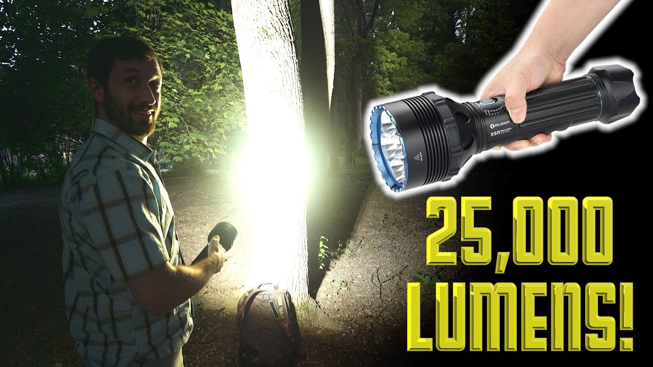 Is This 25,000 Lumen Flashlight Worth $600? - Olight X9R Marauder ...