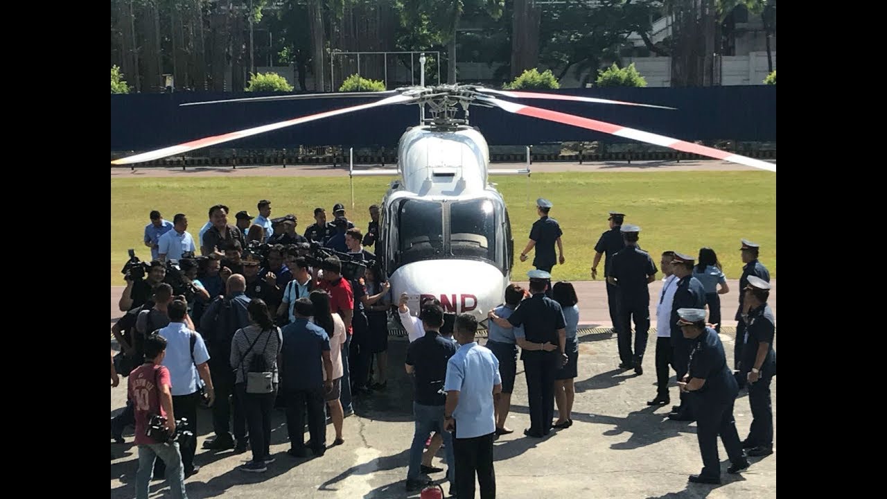 PNP gets new helicopter for police operations - YouTube