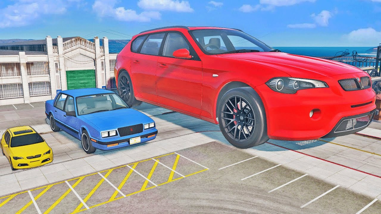 Large, Medium, Small CAR, WHICH WILL WIN THE BATTLE in BeamNG.drive ...