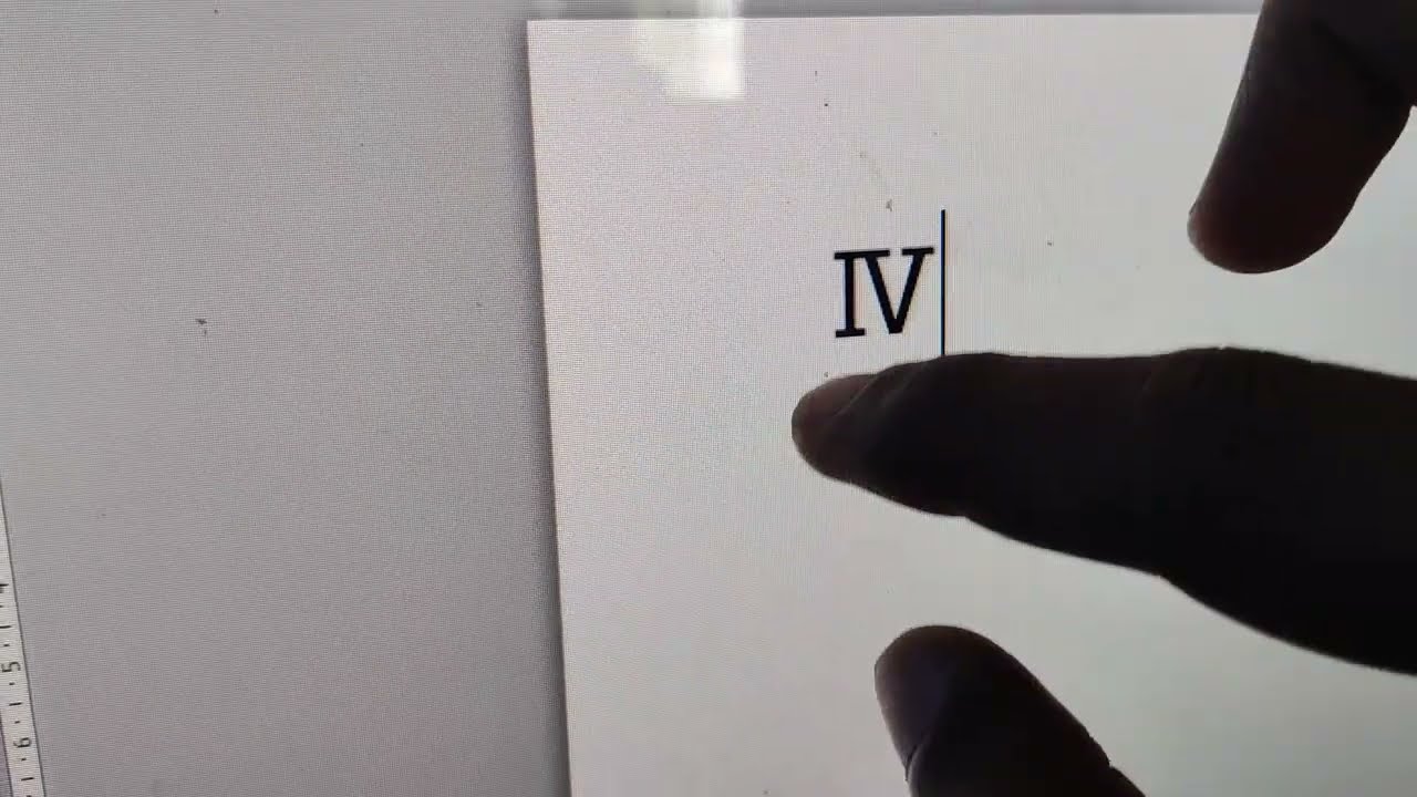 how to type IV symbol in computer - YouTube