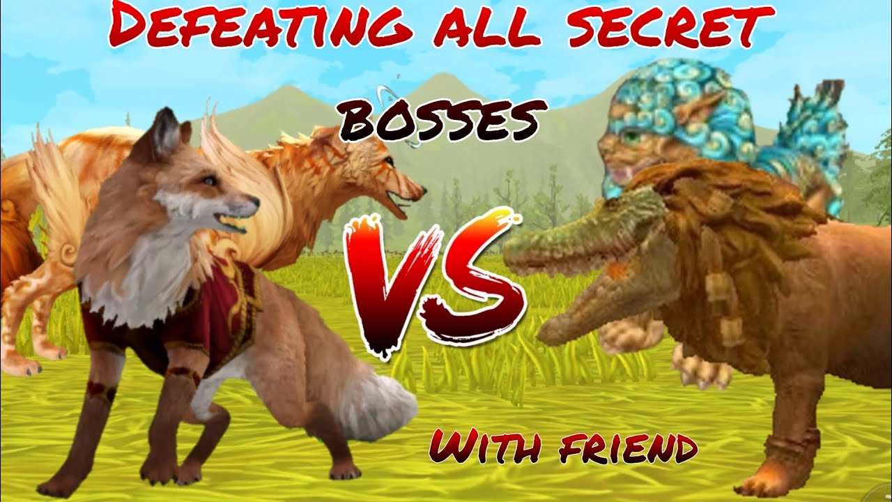 Defeating all secret bosses with friend! | Wildcraft - YouTube