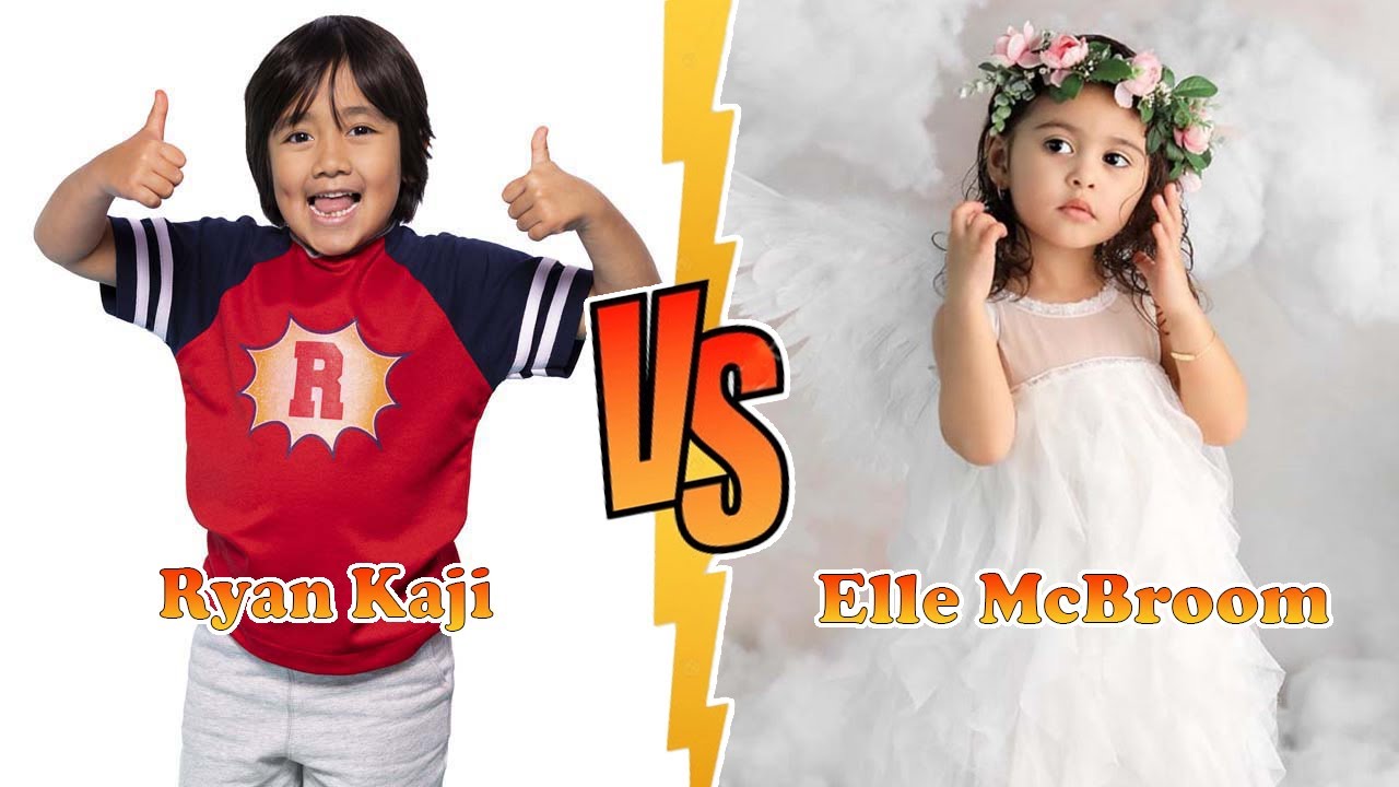 Elle McBroom (The ACE Family) VS Ryan Kaji Transformation 👑 New Stars ...