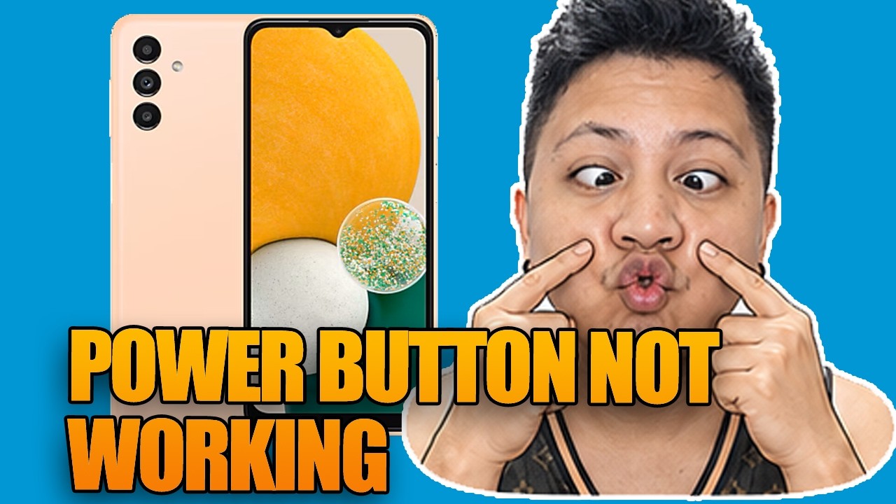 SAMSUNG A13 POWER BUTTON NOT WORKING? EASY FIX! - YouTube