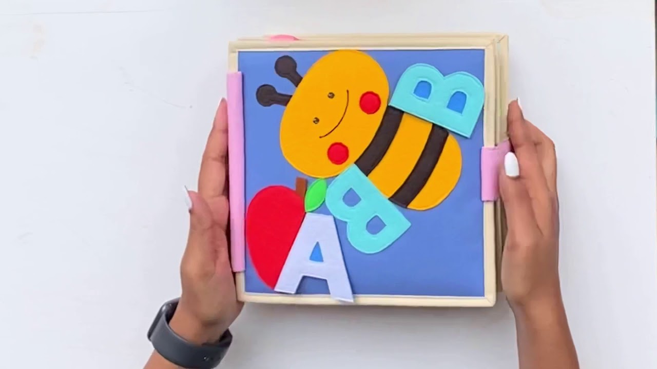 Letter Land - English Alphabet Quiet Book - YouTube
