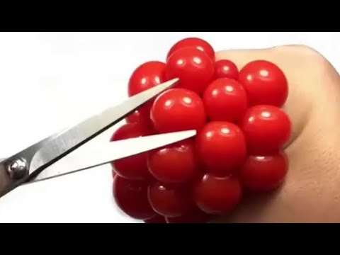 En Rahatlatıcı Stres Topu Kesme Videoları !