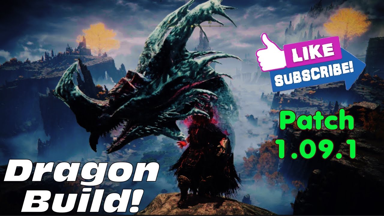 Powerful Dragon Build! 🐉 🔥 🧊 (Elden Ring Patch 1.09.1) - YouTube