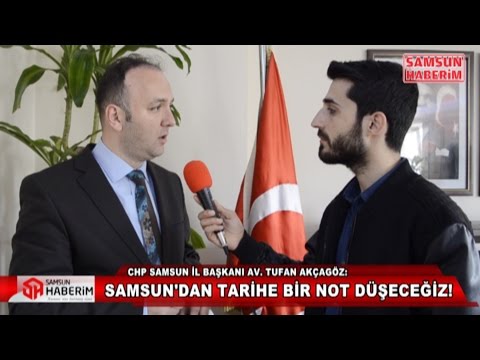 Samsun'dan tarihe not düşeceğiz