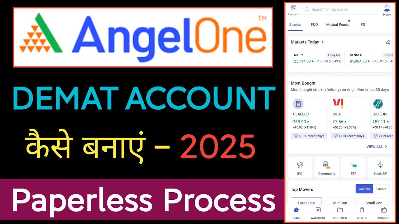 Angel one Account opening process 2025 || How to open Angel one demat ...