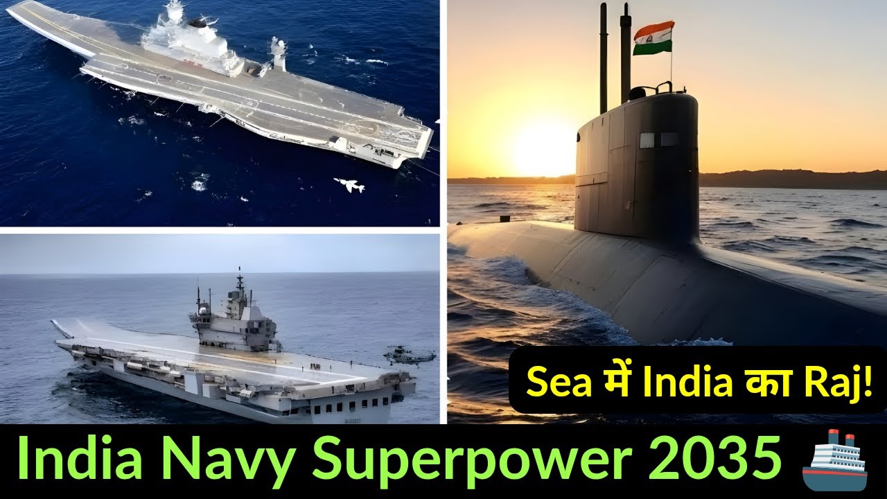 India Navy 2035 Plan 🚢 | 200 Warships & Submarines | India Defence ...
