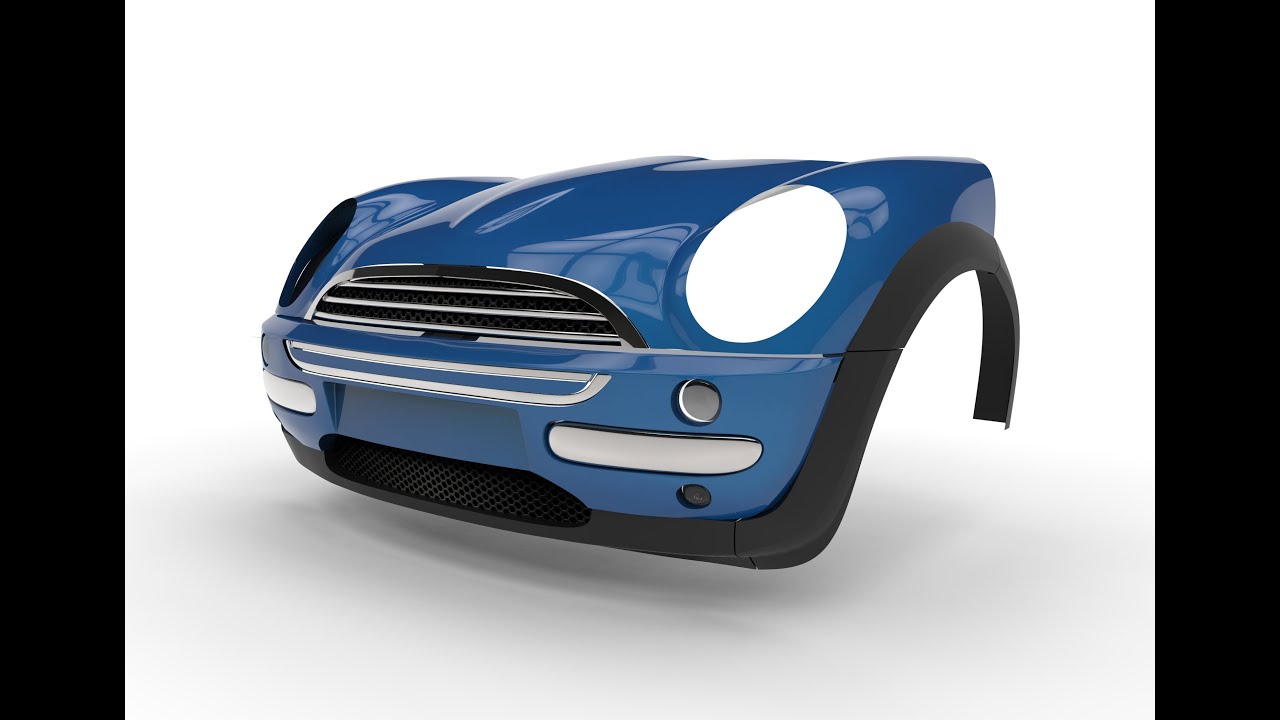 How to make car in solidworks | Part 5 (Mini Cooper)| Modelling mini ...